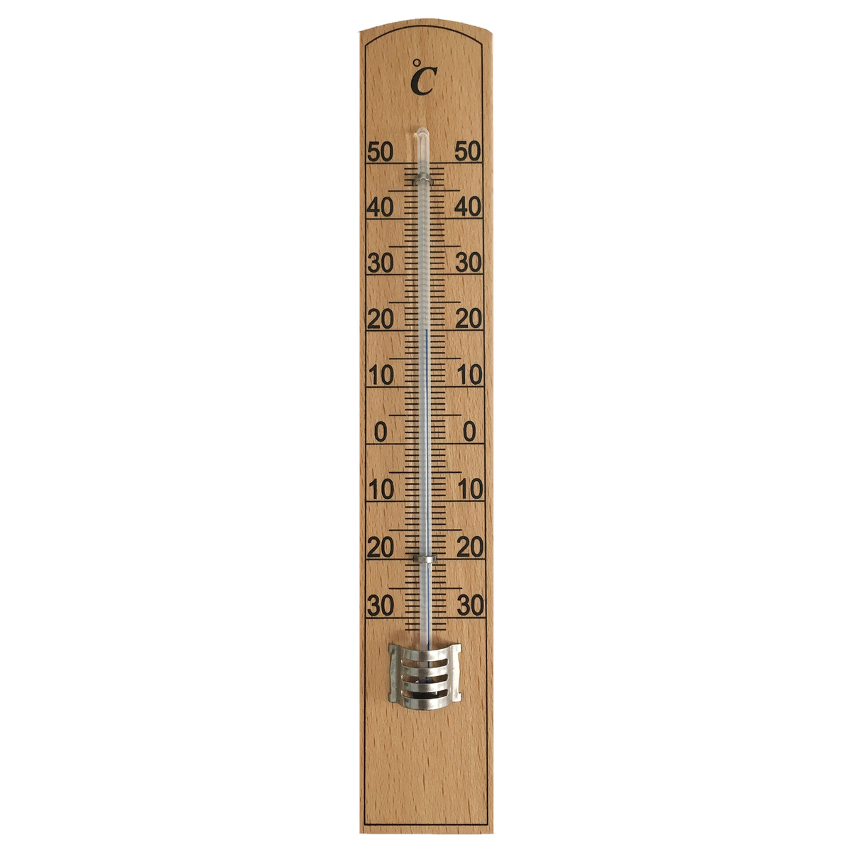 Aqua Systems Wooden Wall Thermometer 20cm Solid Wood Easy Read – Auzzi ...