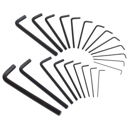 Stanley 22pce L Handle Hex Key Set - 190mm x 280mm x 40mm - Steel - Ru ...