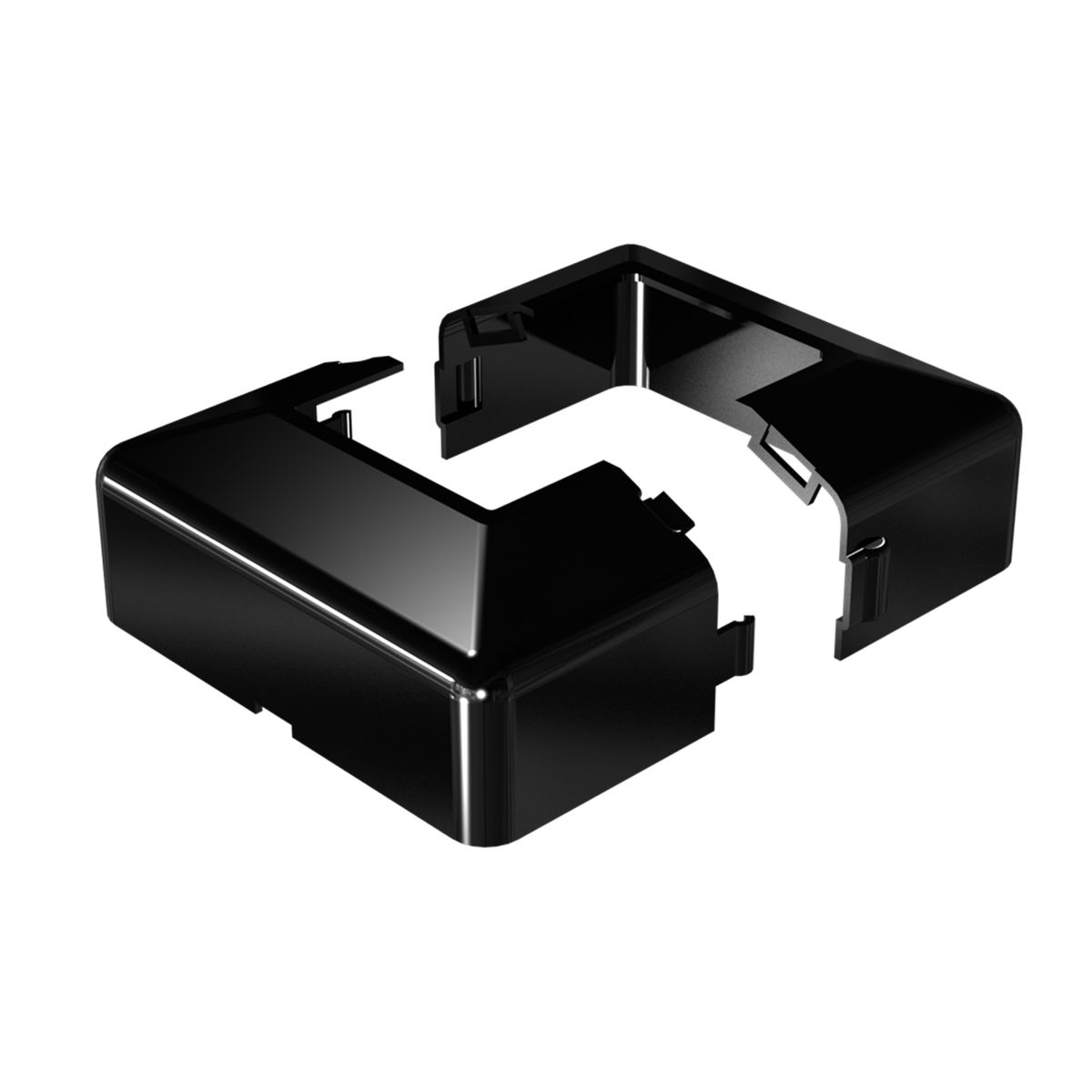 Peak Black Aluminium Deck Balustrade Post Base Cover - 90mm - Durable ...