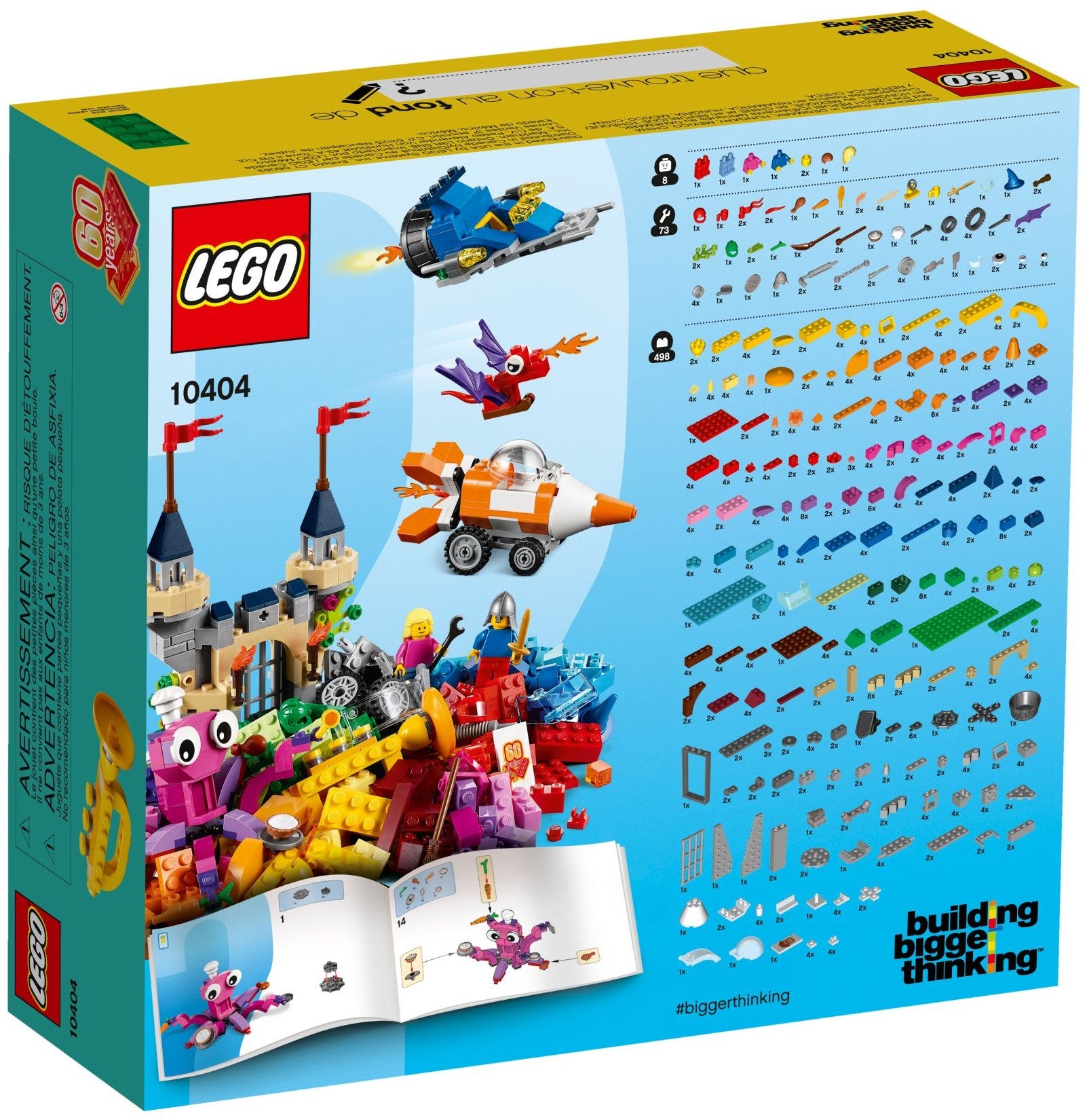 LEGO 10404 Ocean's Bottom: Creative Brick Set (60th Anniversary Editio ...