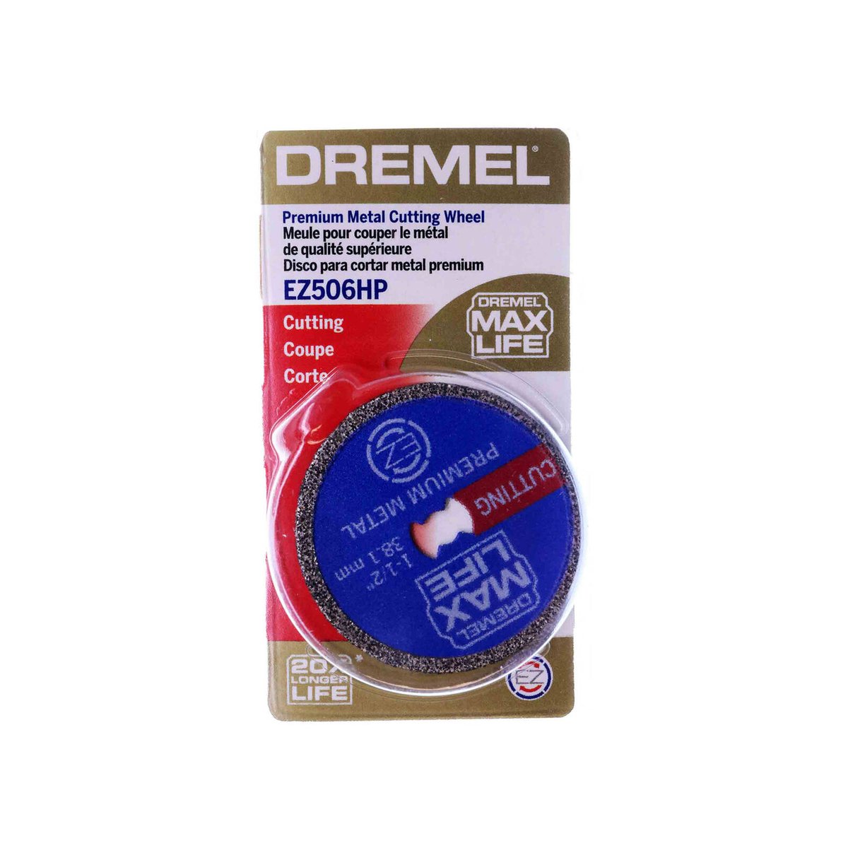 Dremel Max Life Premium Metal Cutting Wheel - 1-1/2 Inch - CBN Coated ...