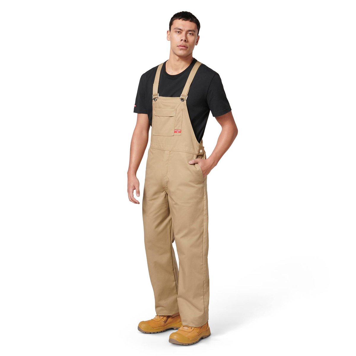 Hard Yakka Bib Brace Overalls Size 112 - Khaki - Durable Cotton Drill ...