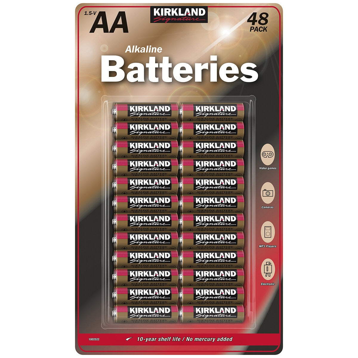 Kirkland Signature AA Alkaline Batteries 48 Pack – Auzzi Store