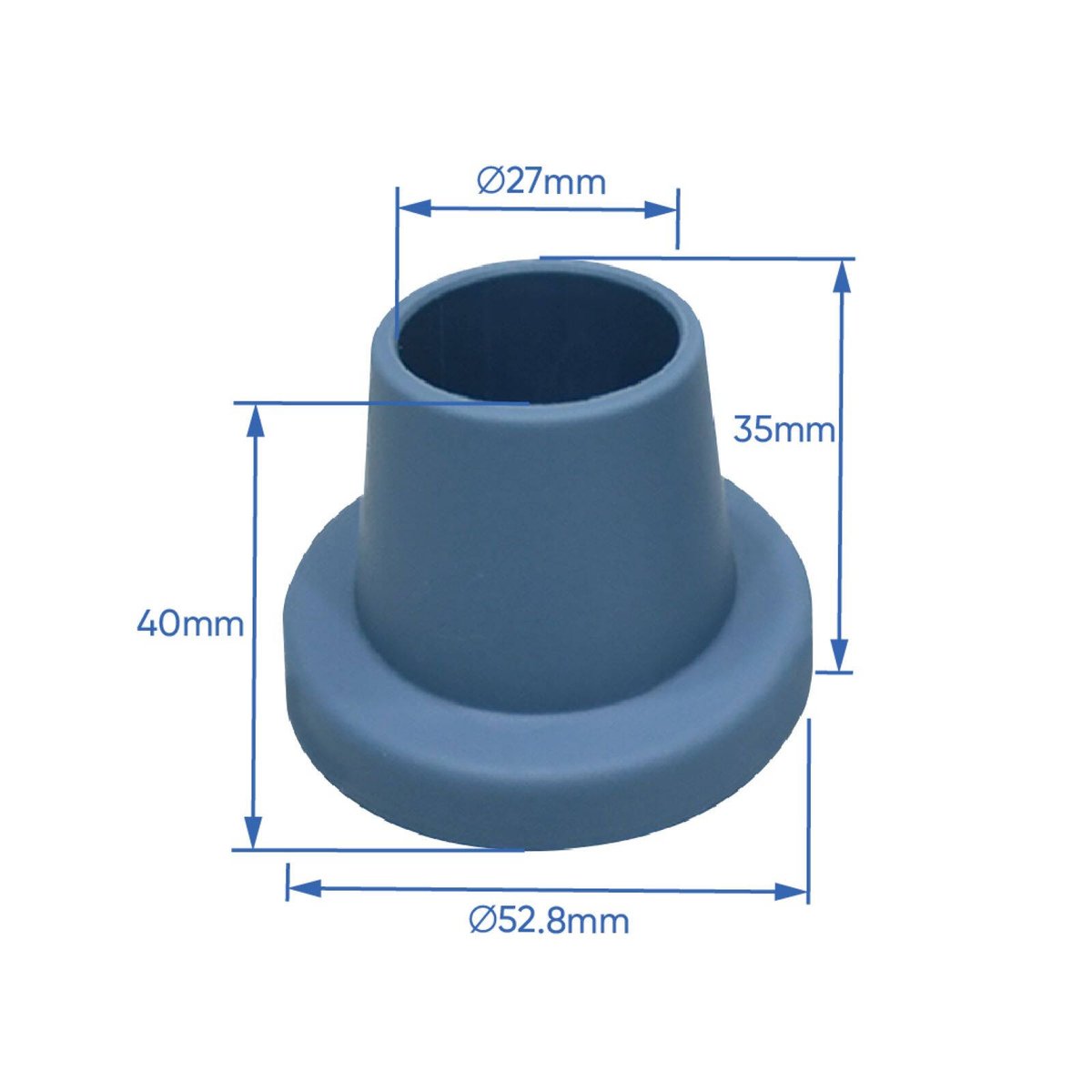 Q Assist Sloped Suction Feet 4 Pack - 200kg Weight Rating - 53mm Diame ...