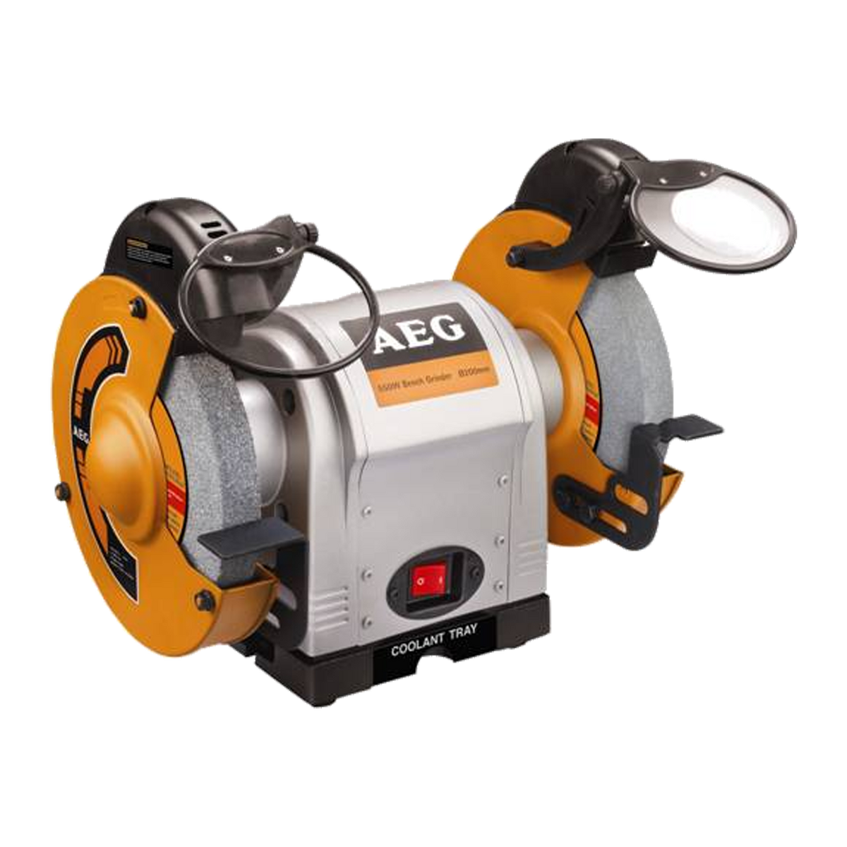 AEG Bench Grinder - 200mm - Metal - 550W Motor with Work Lights – Auzzi ...