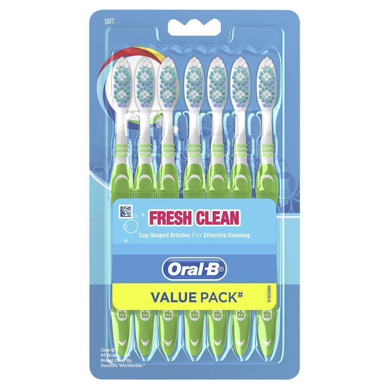 Oral-B Fresh Clean Soft Manual Toothbrush - 7 Pack – Auzzi Store