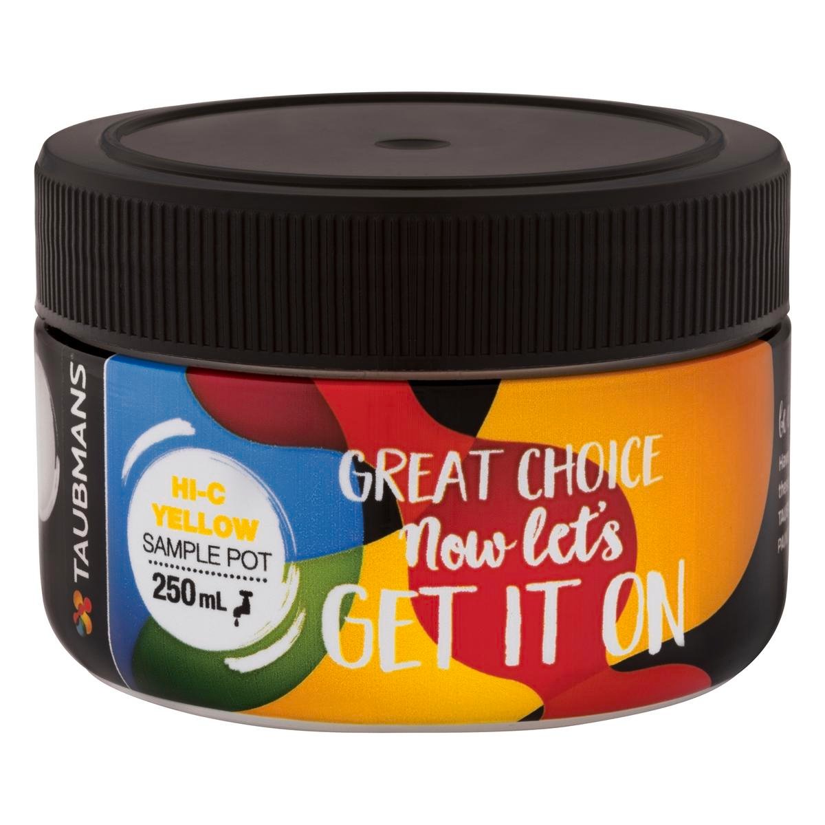 Taubmans Hi C Yellow Sample Pot 250ml Water-Based Easy Apply – Auzzi Store