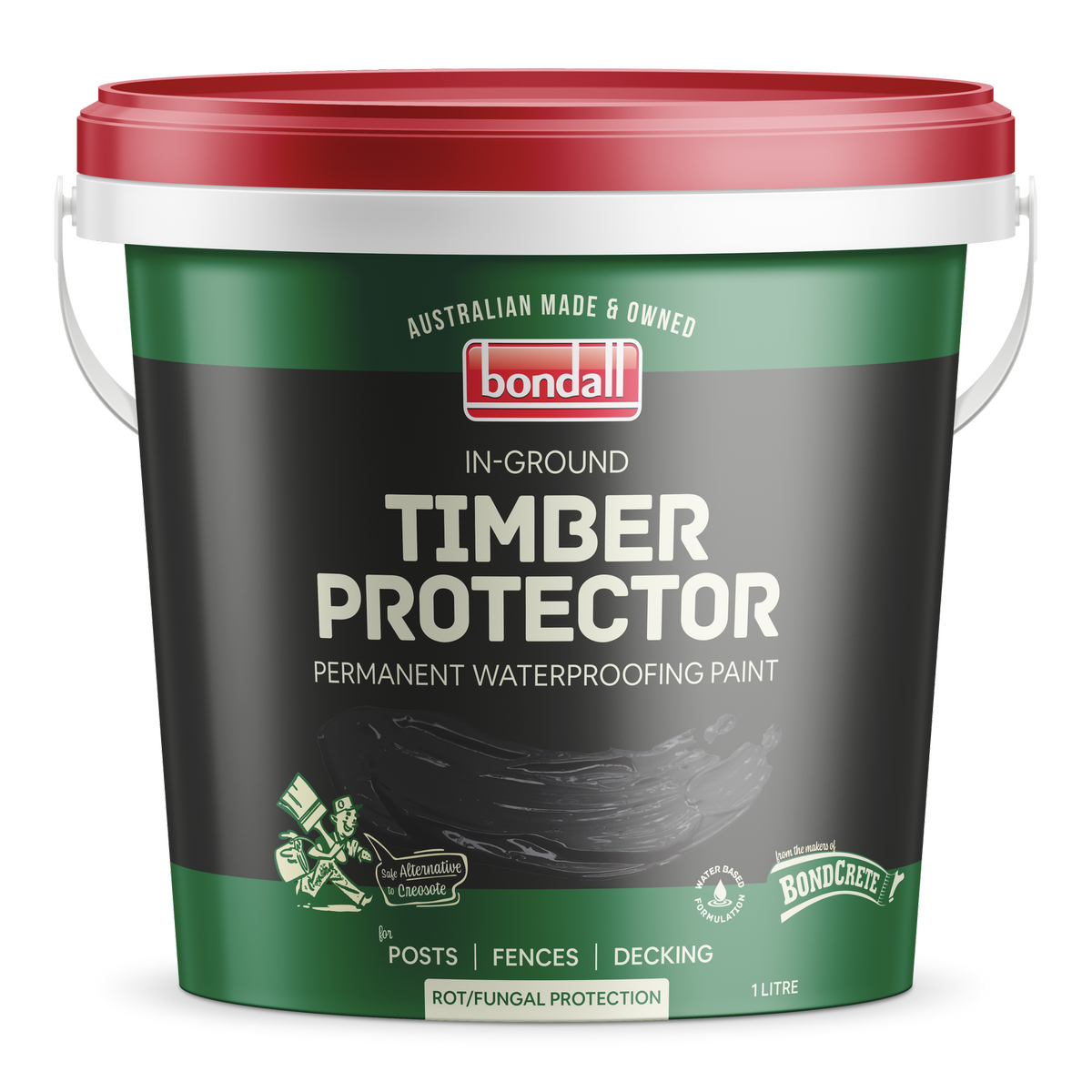 Bondall Inground Timber Protector 4L Bitumen Rot Protection – Auzzi Store