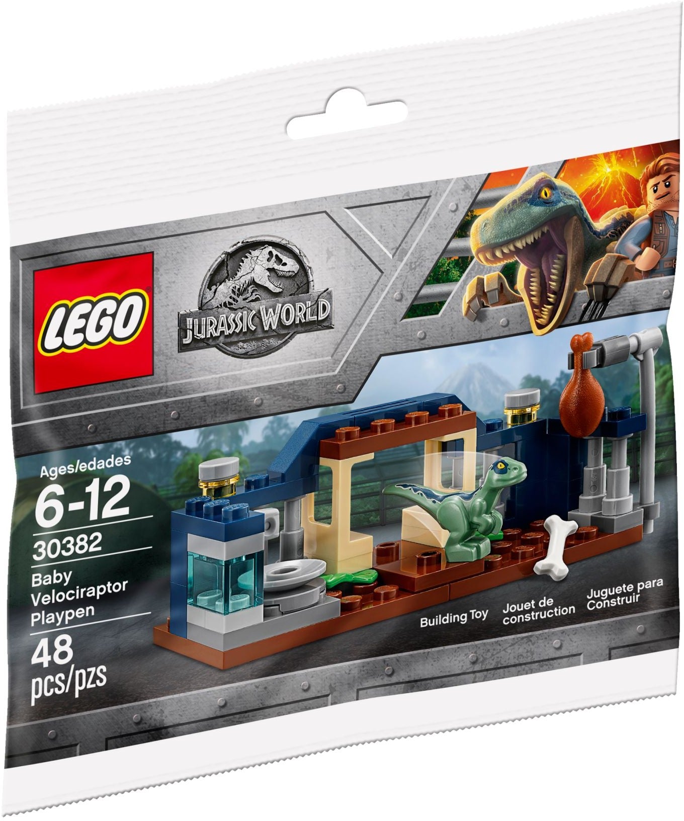 LEGO 30382 Baby Velociraptor Playpen Jurassic World – Auzzi Store