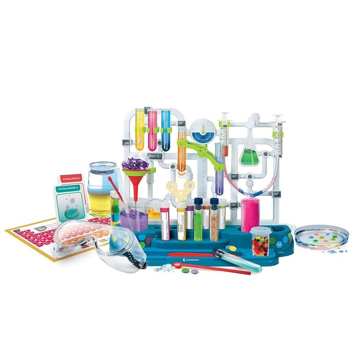 Clementoni Super Chemistry Lab Set with Real Scientist Instruments, Un ...