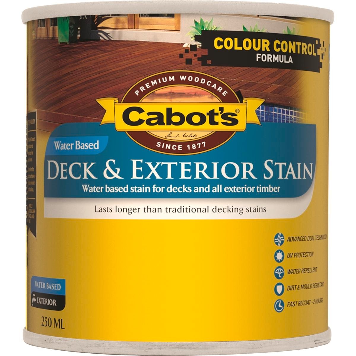 Cabot S October Brown Deck Stain 250ml Water Based Durable Finish ...