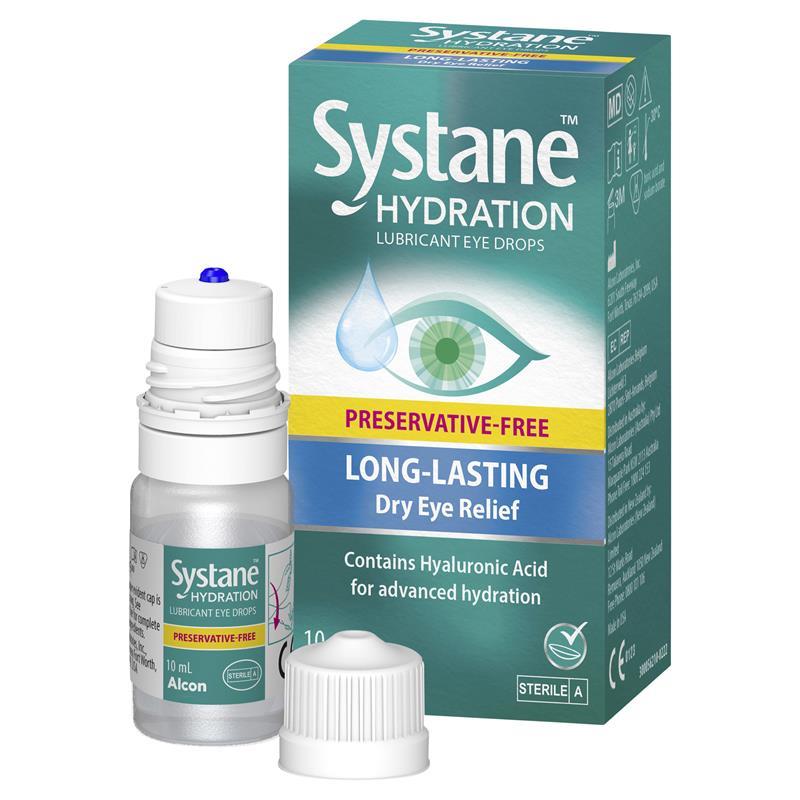 Systane Hydration Multi Dose Preservative-Free Lubricant Eye Drops 10m ...