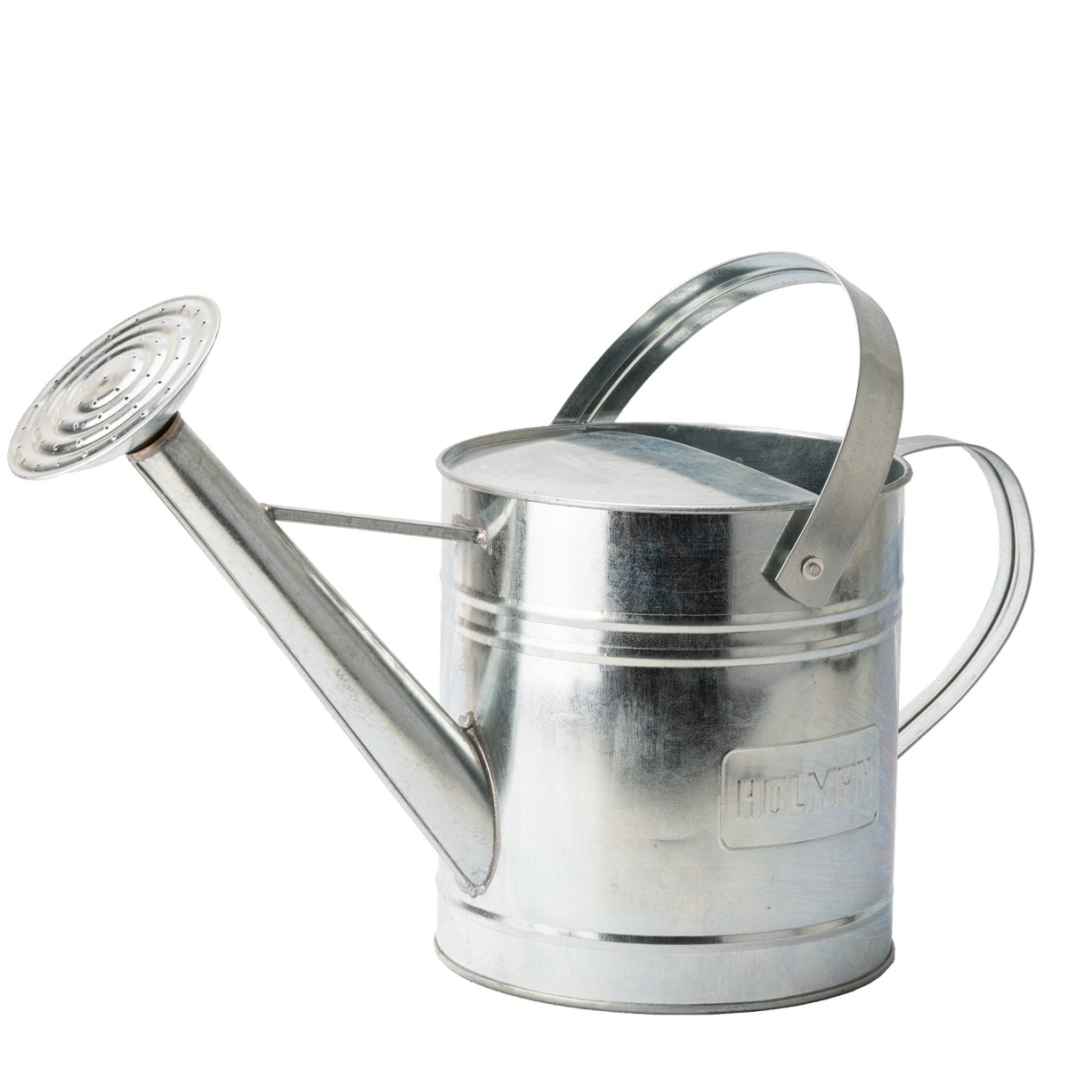 Holman 1 8L Galvanised Watering Can - Durable Steel - Silver - Rust Re ...