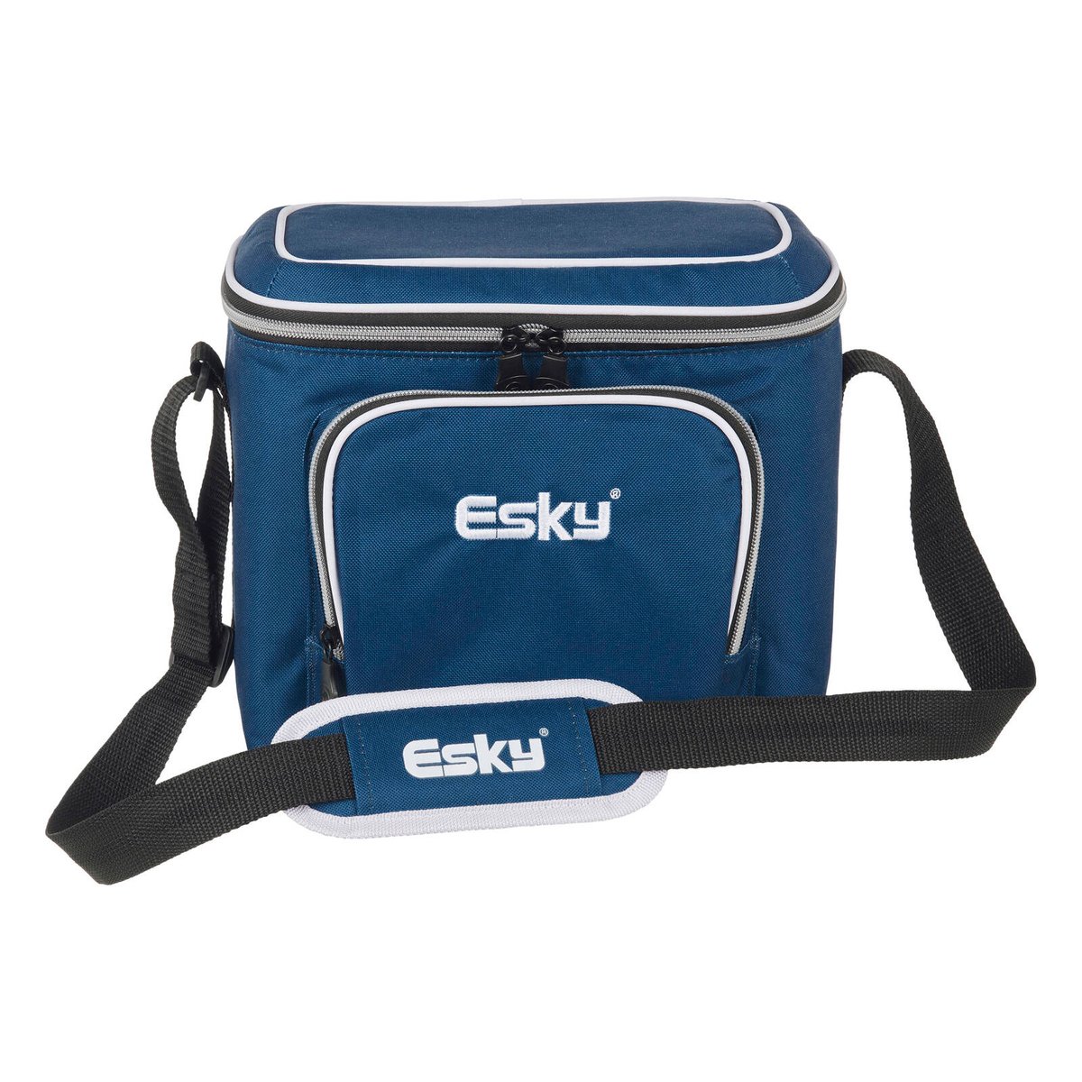 Esky 9 Can Soft Cooler Bag - 260mm x 220mm x 180mm - Blue - Leak-Proof ...