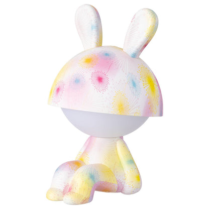 Arlec Small Graffiti Sitting Rabbit Lamp - 120mm x 190mm - Multicolour ...