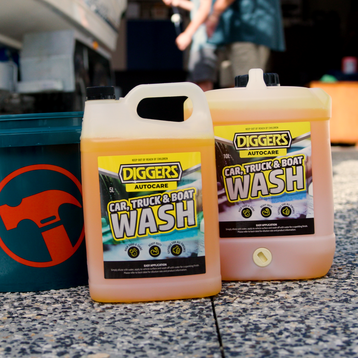 Diggers Car Truck Boat Wash - 5L Heavy-Duty Concentrate - High-Shine F ...