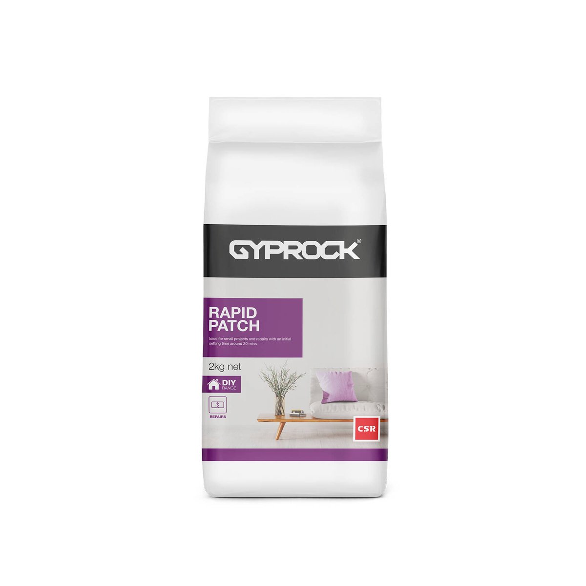 Csr Gyprock Rapid Patch 2kg Plaster Repair Compound Fast Setting ...