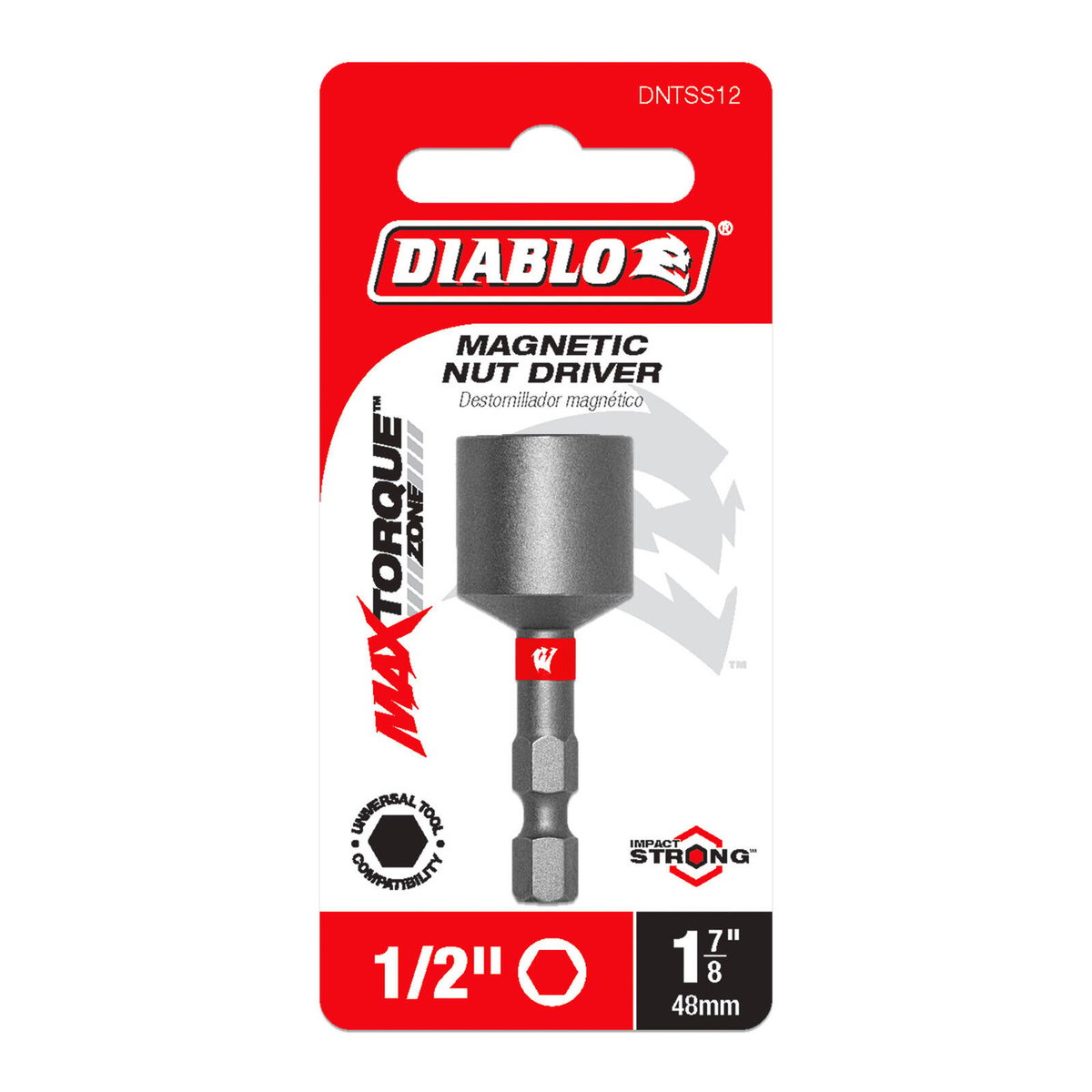 Diablo Nutsetter 2 9/16" - Magnetic Hex Nut Driver - Impact Resistant ...