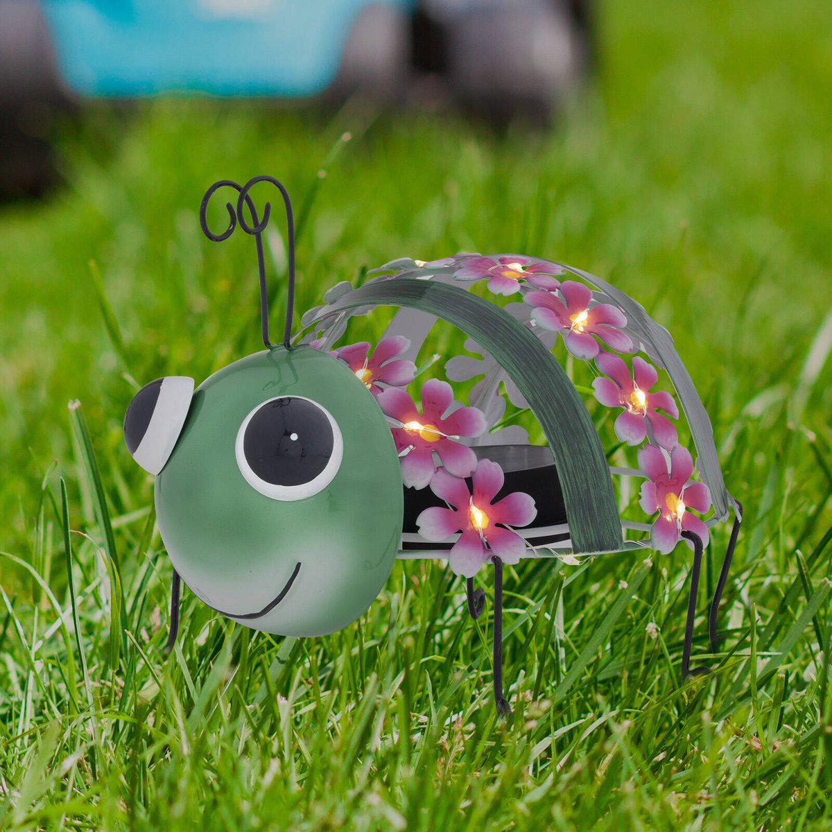 Click Solar Metal Animal Light Grasshopper - Solar Powered - 190mm x 2 ...