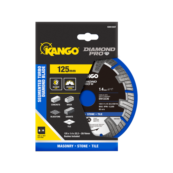 Kango 125mm Segmented Turbo Diamond Blade – Dry Cutting – Auzzi Store