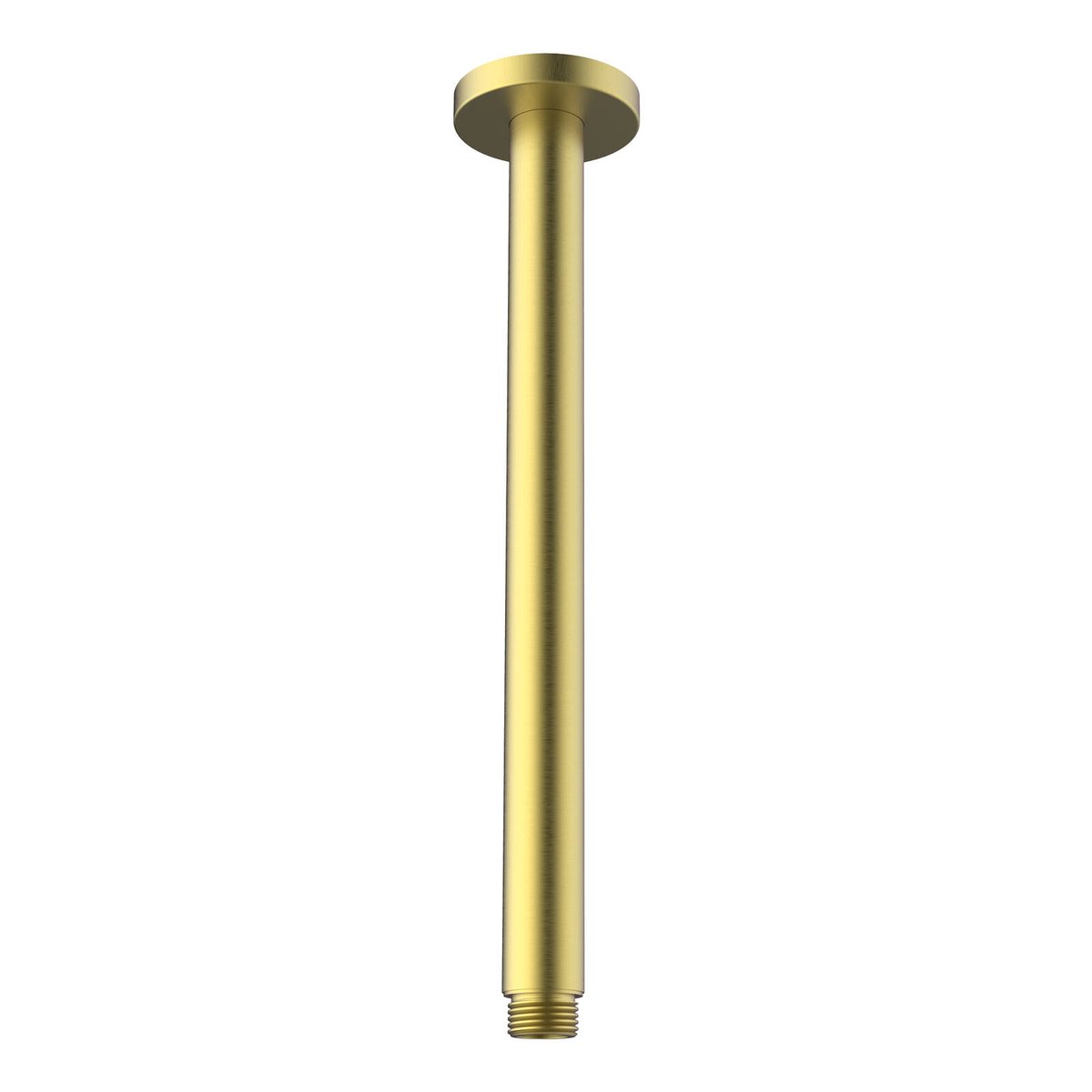 Mondella 300mm Brushed Brass Ceiling Shower Arm - Durable Stainless St ...