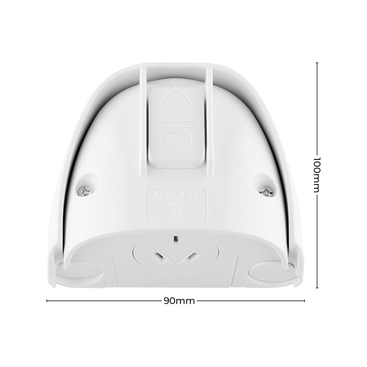 Deta Weatherproof Power Point - 240V 10A - Polycarbonate - IP54 Rated ...