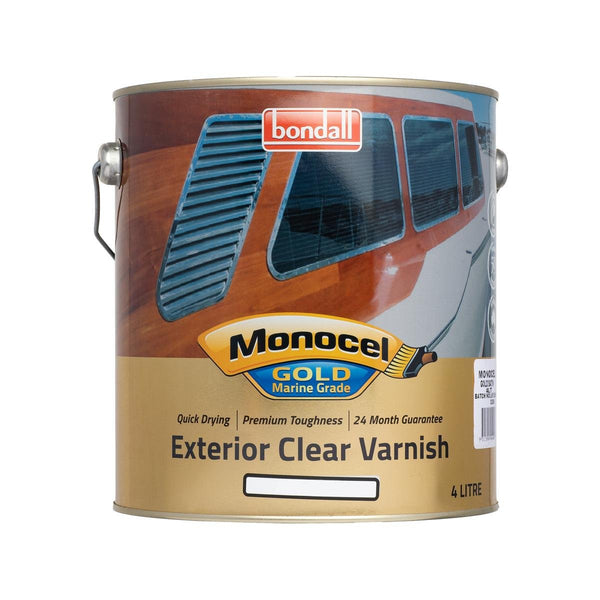 Bondall Monocel Gold Marine Varnish 4L Polyurethane UV Resistant ...