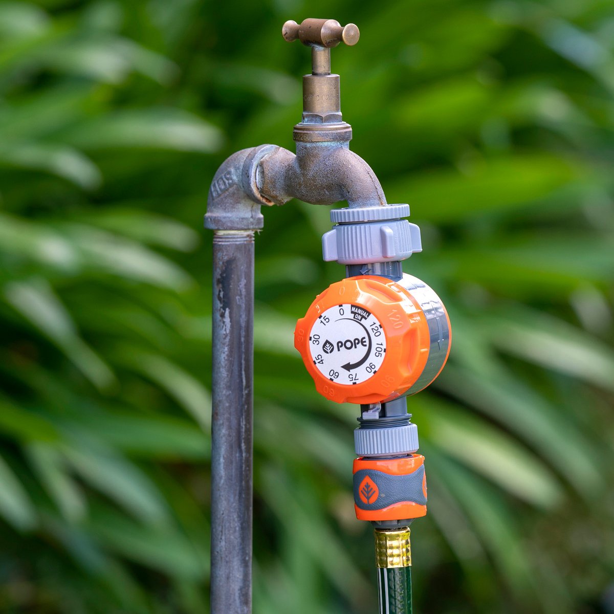 Pope 2 Hour Tap Timer - Manual Garden Watering Timer - 100mm x 200mm x ...