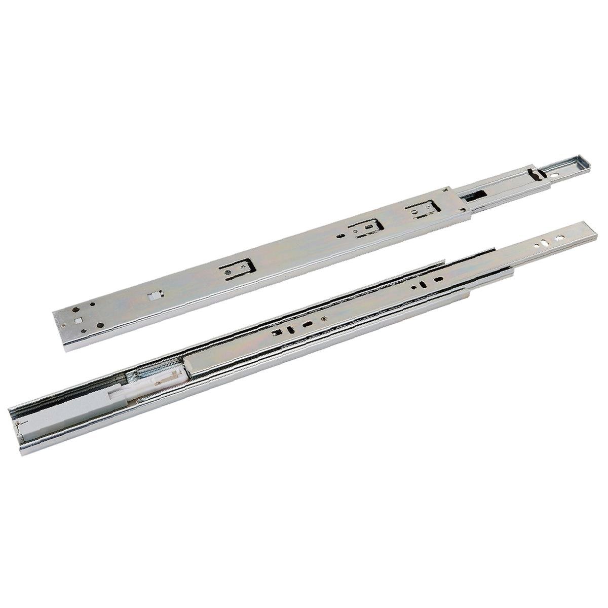Goliath Push To Open Drawer Slide Pair 600mm Steel Zinc Plated Glide ...