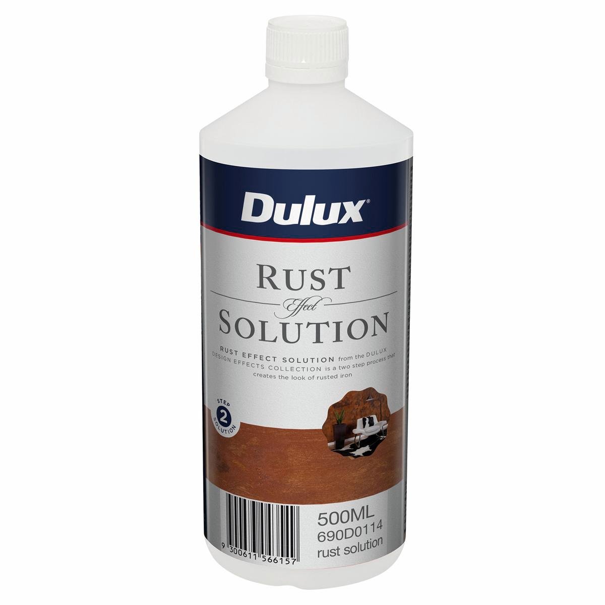 Dulux Design Rust Effect Solution 500ml Water Based Overnight Finish ...
