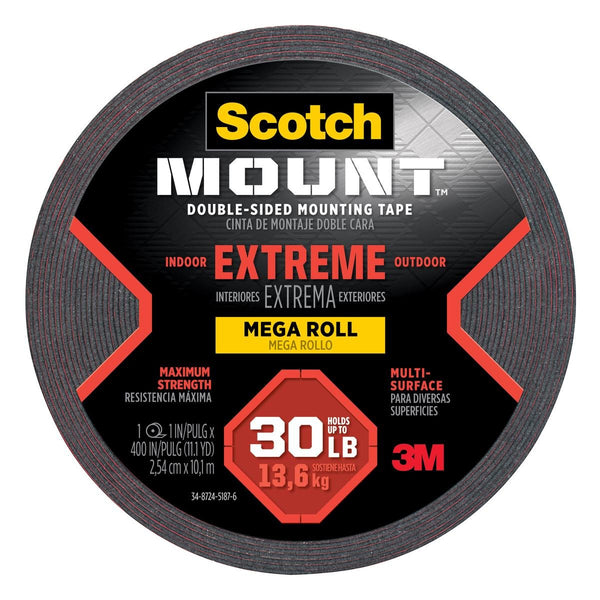 Scotch Mount Extreme Double Sided Mounting Tape 2 54cm x 10 1m – Auzzi ...