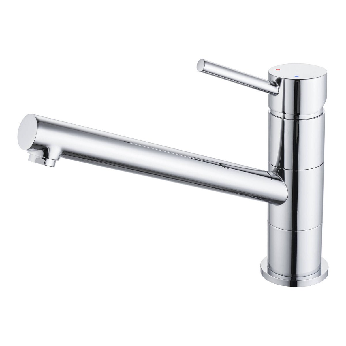 Estilo 35mm Chrome Pin Lever Sink Mixer - Ergonomic Handle - Water Eff ...