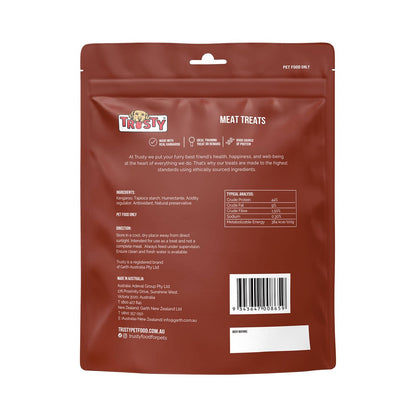 Trusty Kangaroo Jerky Bites Adult Dog Treats - 300g - Soft Chewy Prote ...