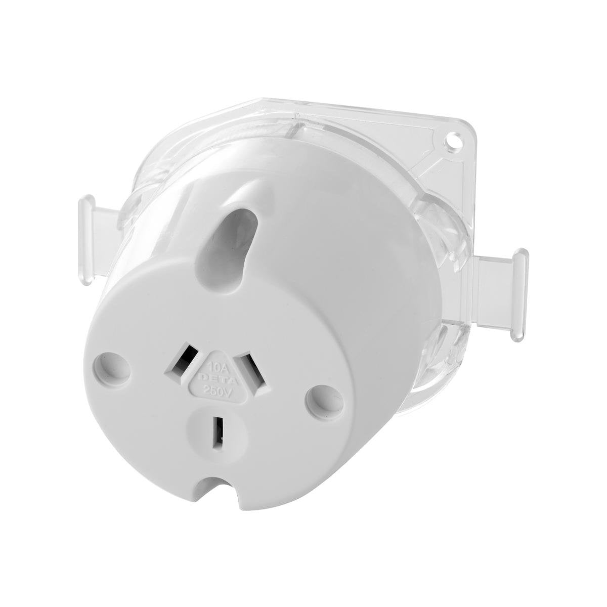 Deta 10 Amp Single Outlet Plug Base Polycarbonate Easy Installation ...
