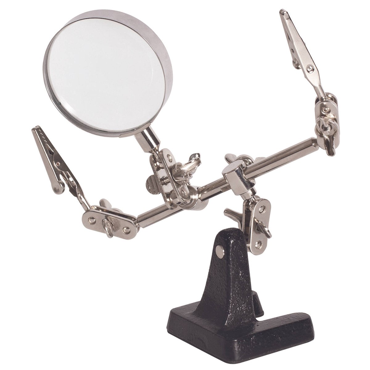 Tradeflame Helping Hand - Desktop Tool - 360° Positioning - 2x Magnifi ...