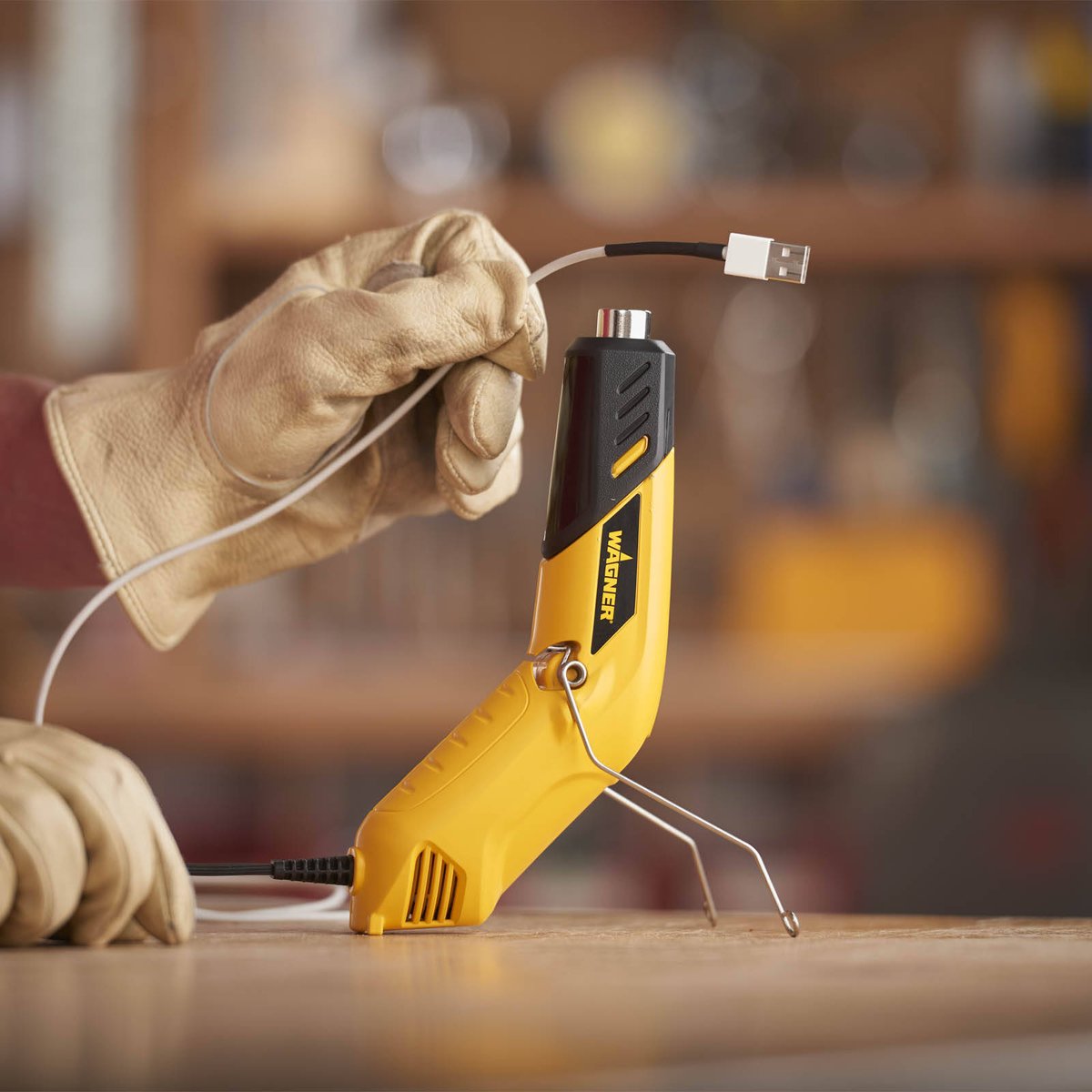 Wagner Furno 100 Heat Gun - 350W - 230°C to 360°C - Lightweight - Yell ...