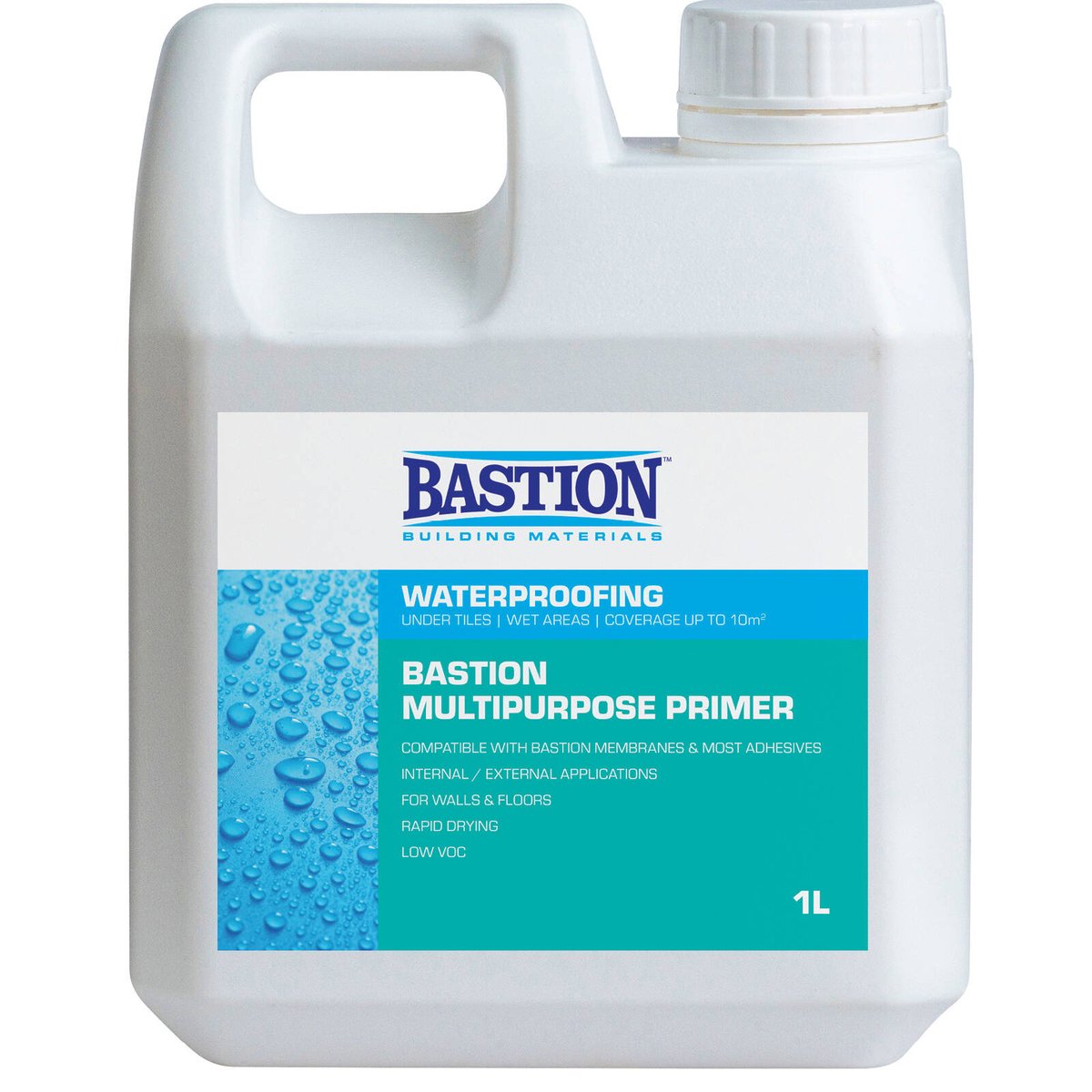 Bastion Wet Area Primer 1L - Acrylic - White - Quick Drying - 1L ...