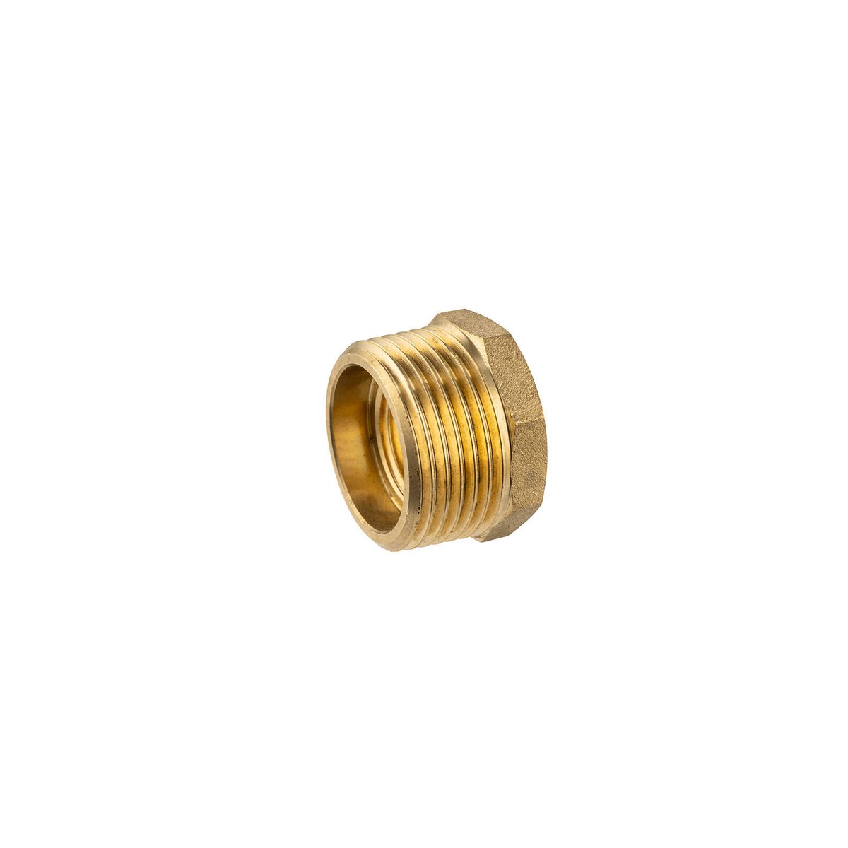 Brasshards Brass Threaded Hex Reducing Bush 25 x 15mm - Lead-Free - Co ...