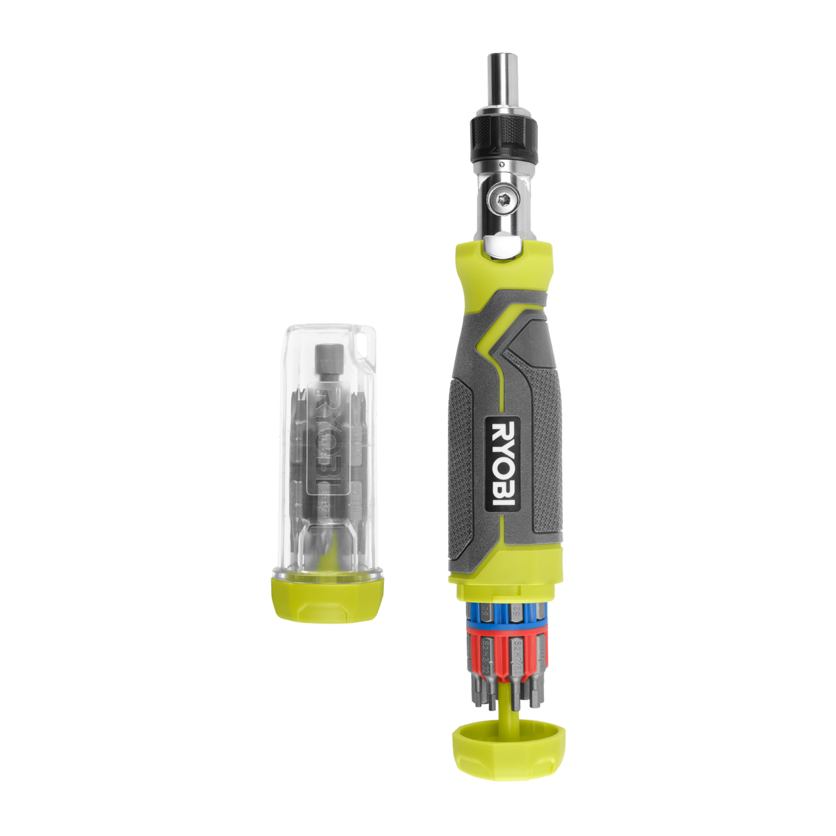 Ryobi 35 Piece Quick Change Ratcheting Driver - 180° Pivoting Head - C ...