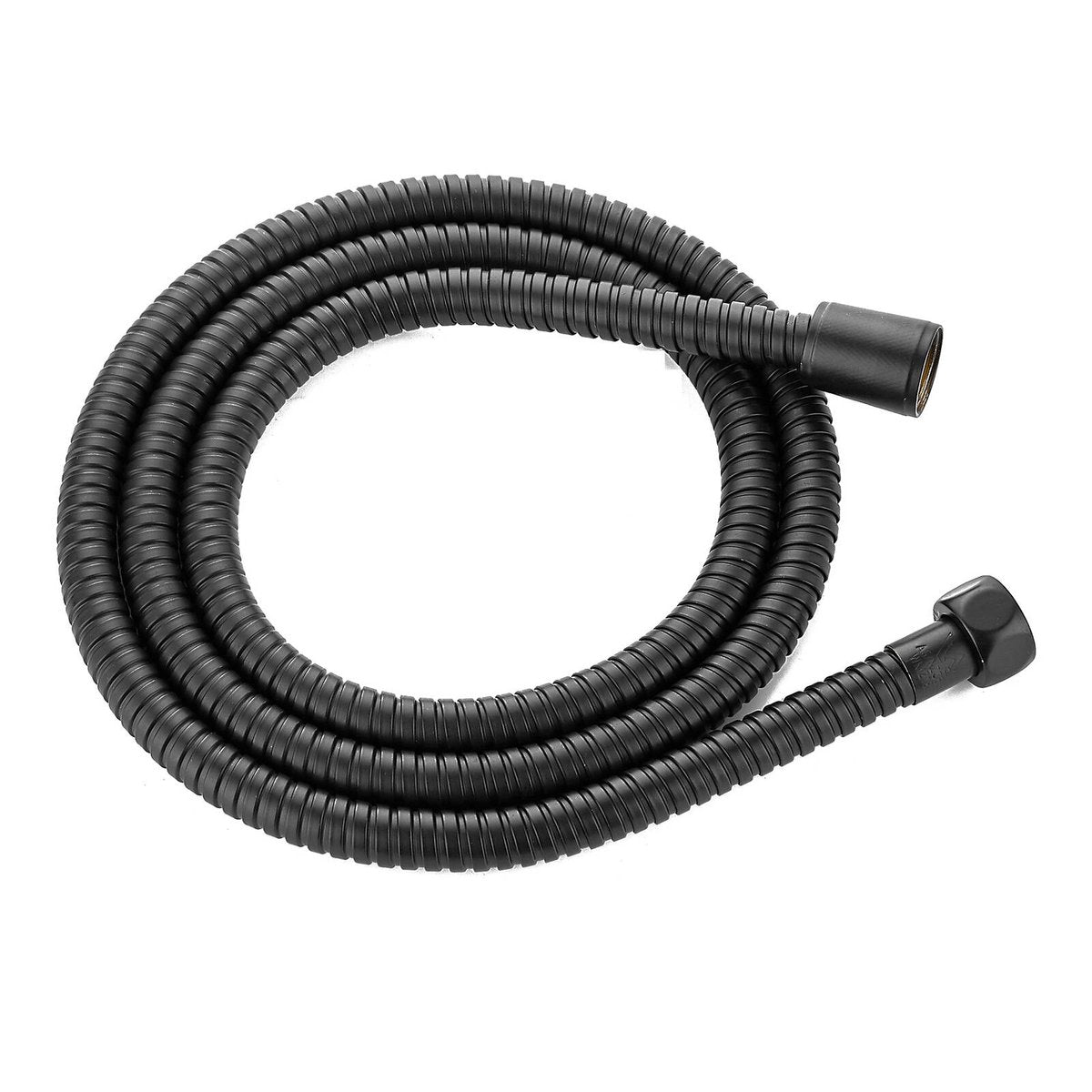 Estilo 1500mm Matte Black Double Lock Shower Hose - Durable - Flexible ...