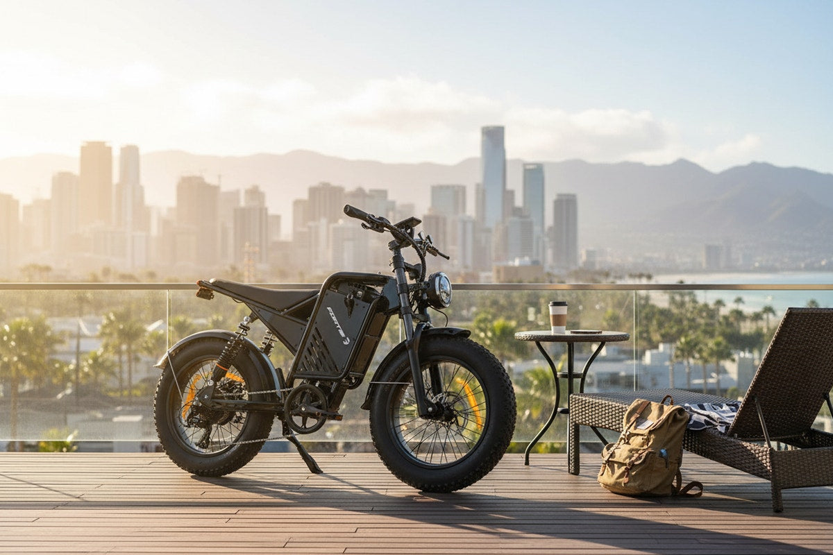 Fortis FatBro Plus 48V 13Ah Electric Bike with Fat Tyres and Suspensio ...