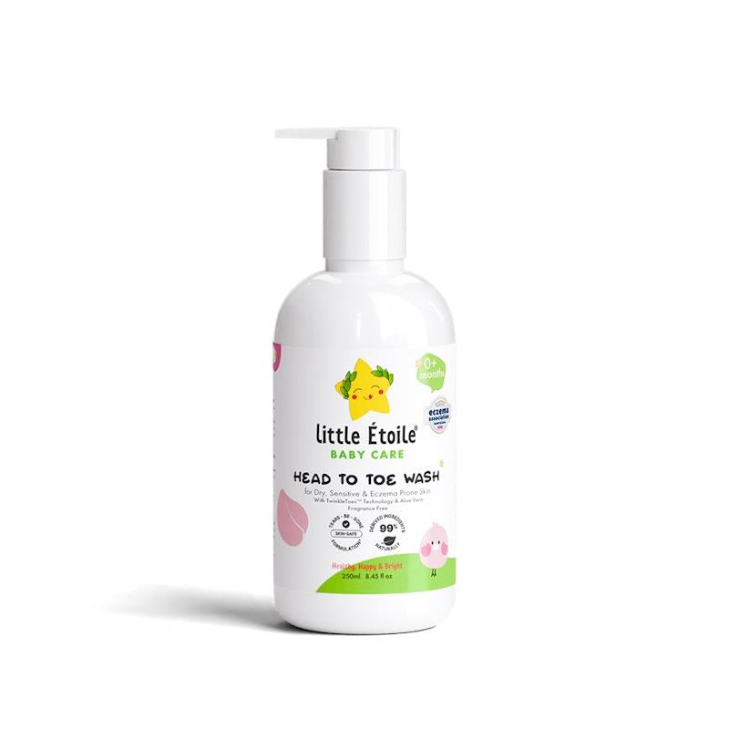Little Etoile Head to Toe Wash - 250ml for Dry & Eczema-Prone Skin ...