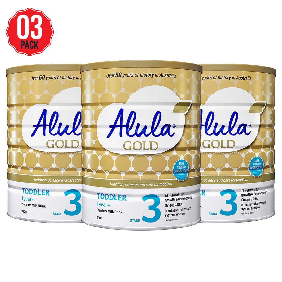 Alula Gold Stage 3 Infant Formula 3 x 900g – Auzzi Store