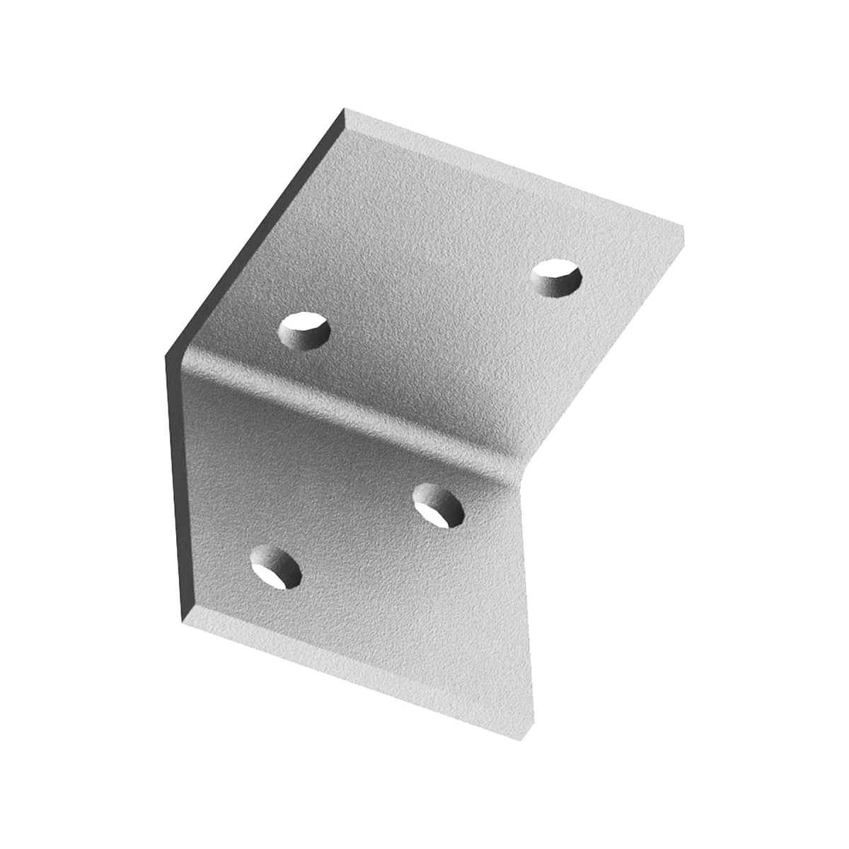 Dunnings Structural Angle Bracket 100mm x 100mm Galvanised Steel Heavy ...