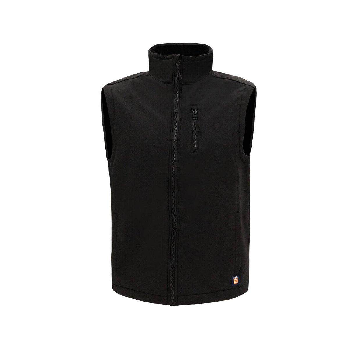 Citeco Black Soft Shell Vest Large - Fleece-Lined - Full Zip Closure ...