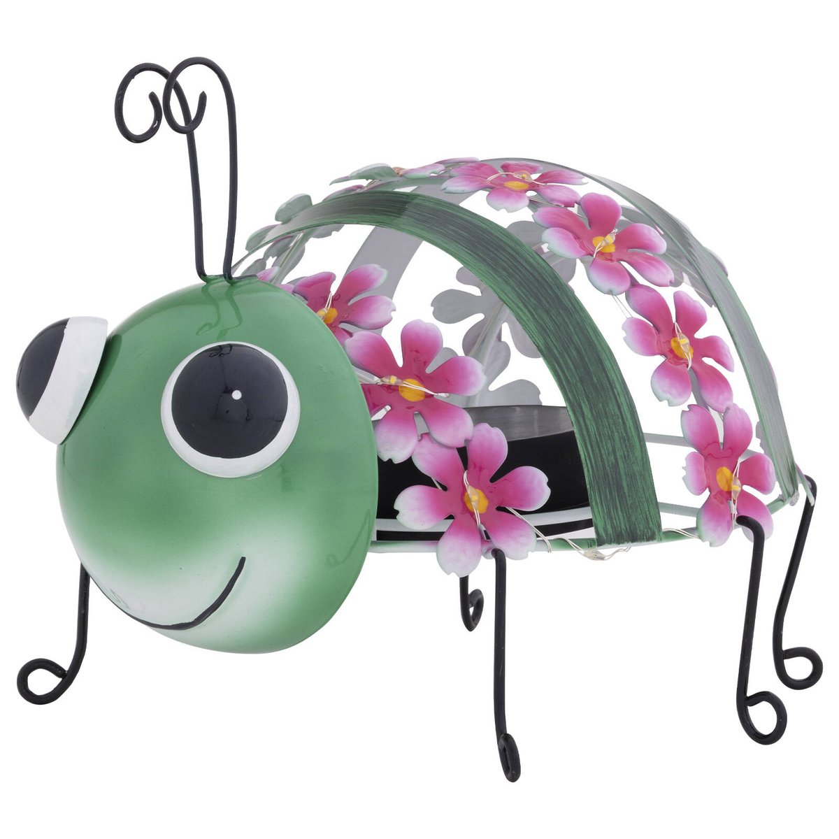 Click Solar Metal Animal Light Grasshopper - Solar Powered - 190mm x 2 ...