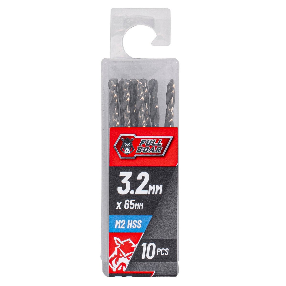Full Boar HSS Drill Bit Set - 10 Piece 2mm - Precision Drilling in Met ...