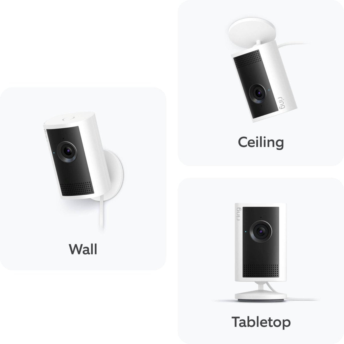 Ring Indoor Camera Plus 2K Security Camera - 50mm x 97mm - Black - Mot ...