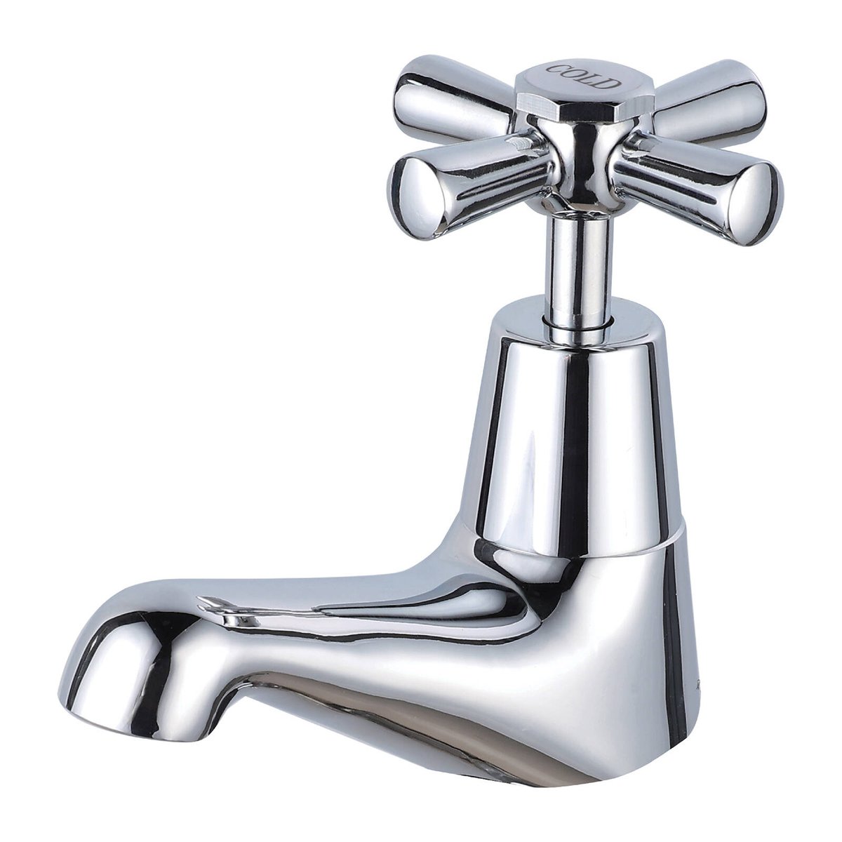 Shaw Mason Chrome Easy Clean Pillar Tap - 67mm x 173mm - Cold Water In – Auzzi Store