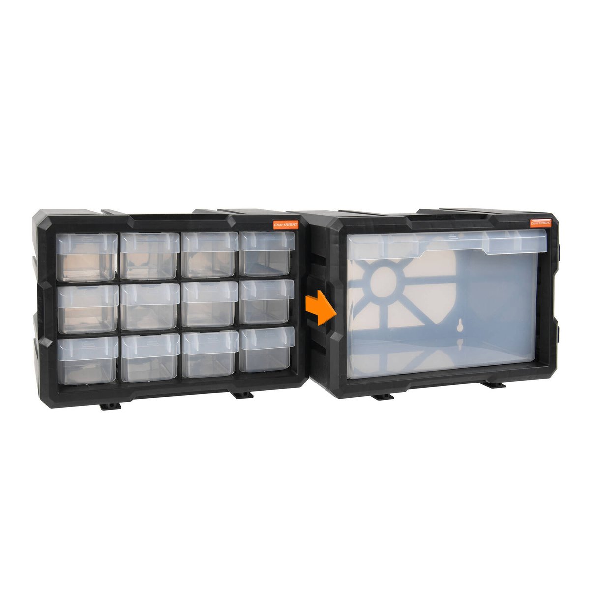 Craftright 1 Drawer Compartment Organiser 285mm - Wall Mountable Stora ...